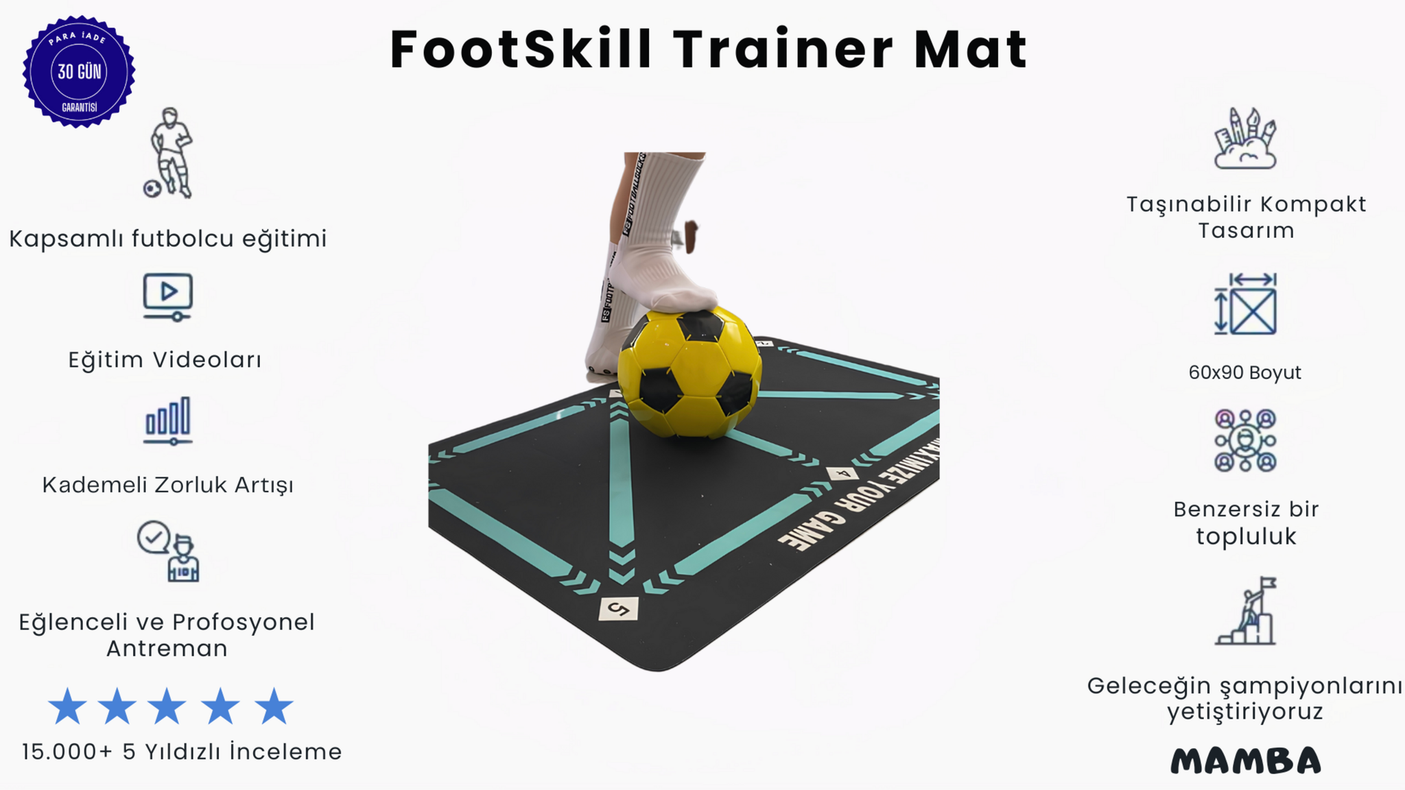 FootSkill Trainer Mat™ – MAMBA TR